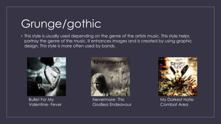 Types of album art | PPTX | Album-oriented Rock | Rock Music