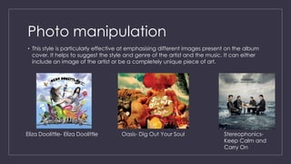 Types of album art | PPTX | Album-oriented Rock | Rock Music