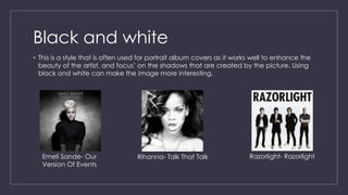 Types of album art | PPTX | Album-oriented Rock | Rock Music