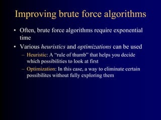 Types of algorithms | PPTX