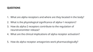 Types of alpha adrenergic receptors.pptx