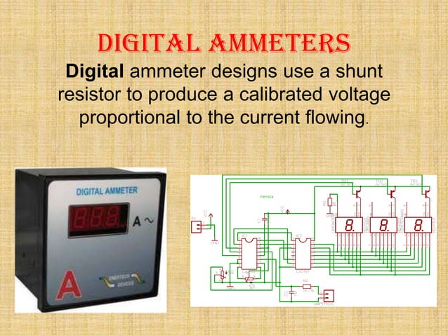 Types of ammeter | PPTX | Physics | Science