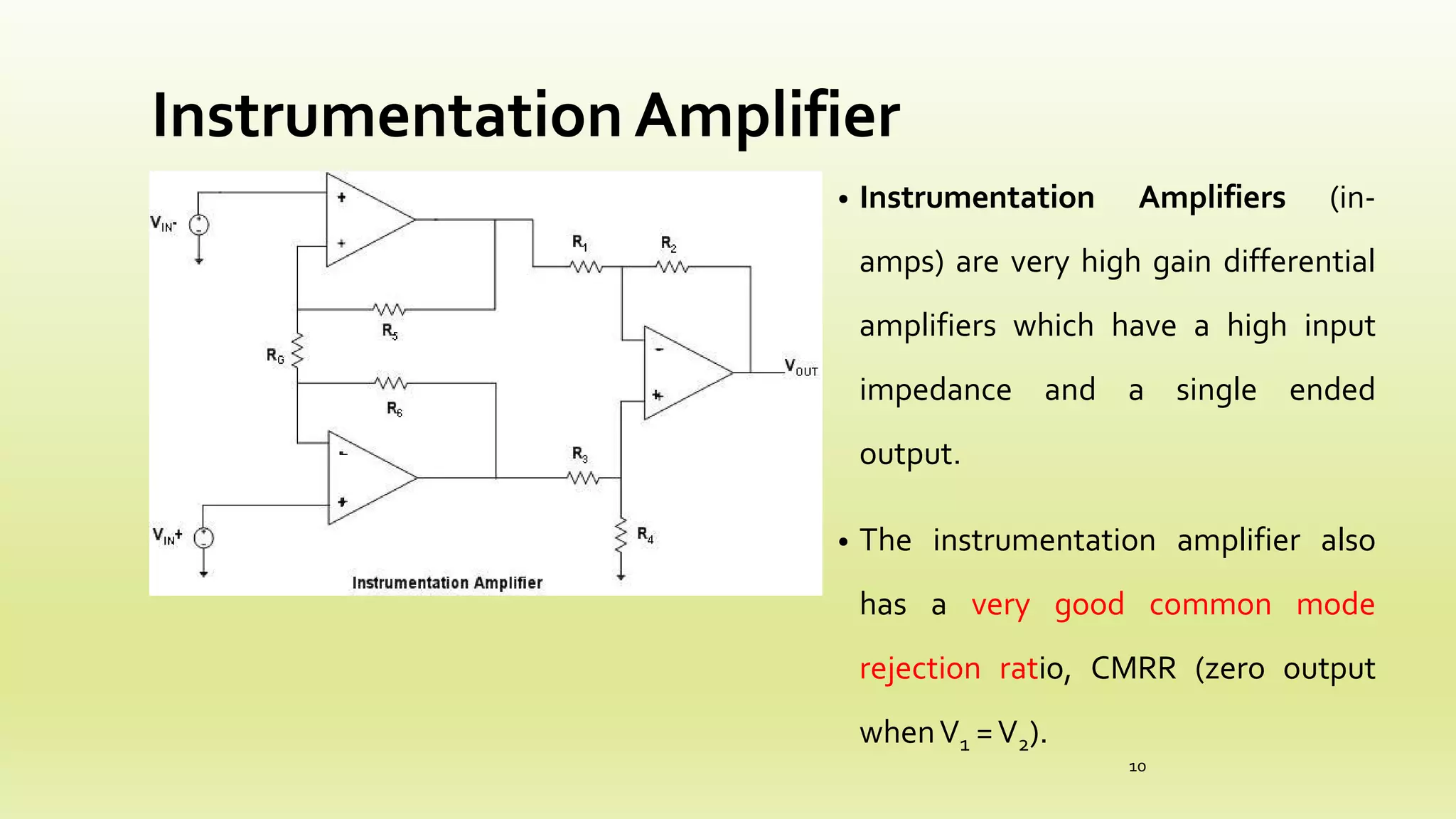 Types of bio amplifiers | PDF