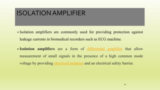 Types of bio amplifiers | PDF