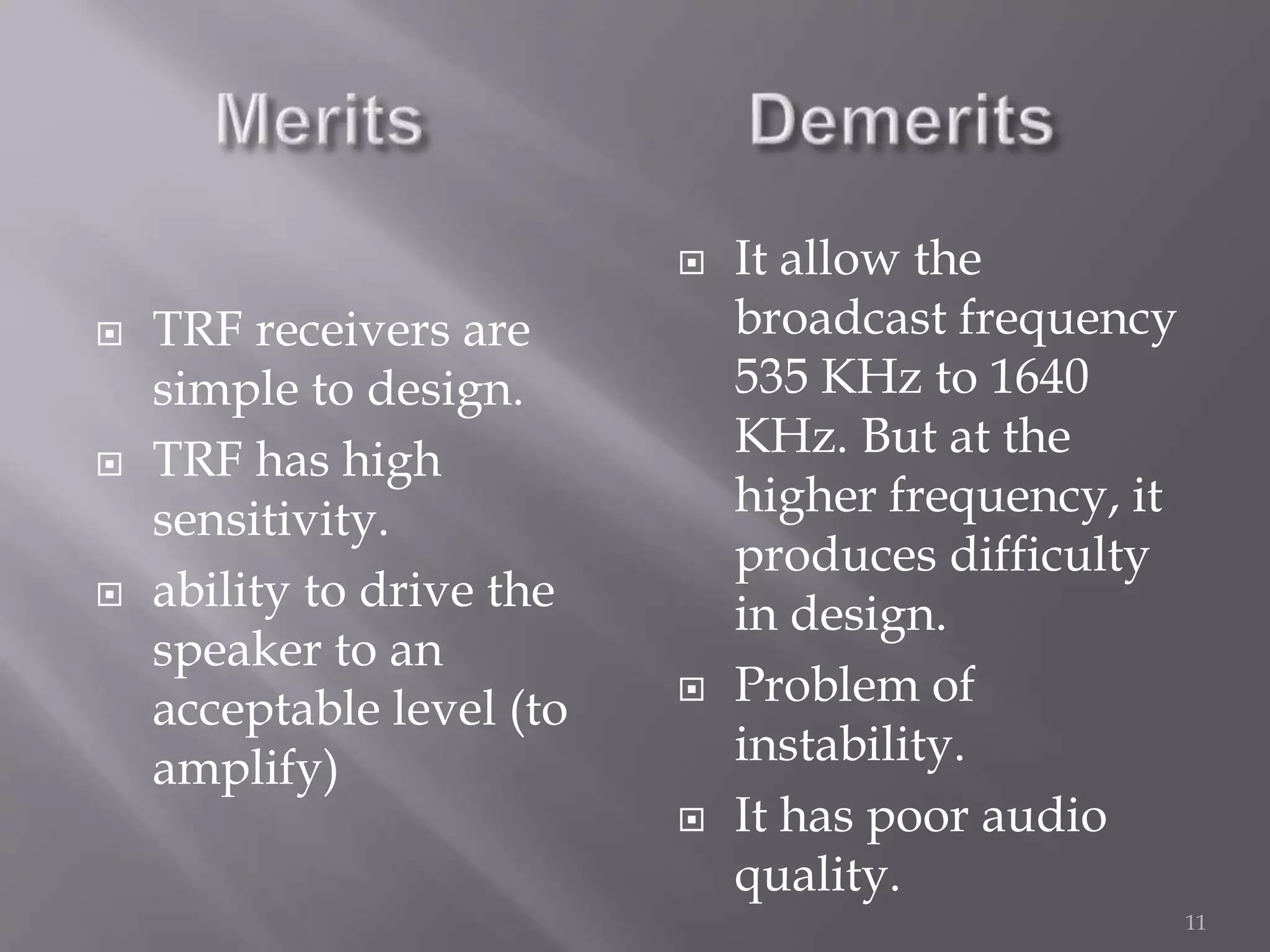 Types of AM Receiver | PPTX
