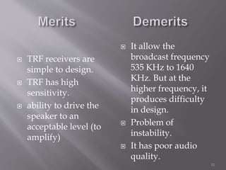 Types of AM Receiver | PPTX