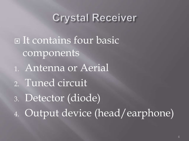 Types of AM Receiver | PPTX