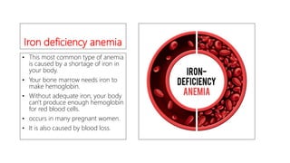 Types of anemia | PPTX