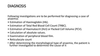 Types of anemias | PPTX
