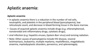 Types of anemias | PPTX