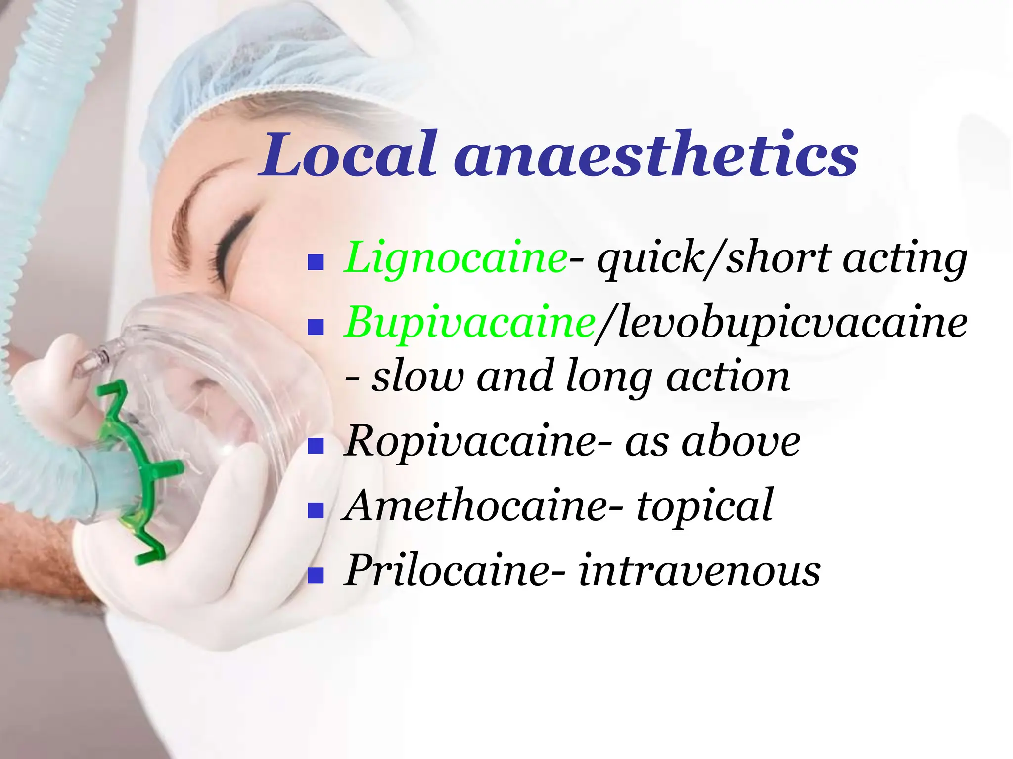 Anaesthesia types and classification for tech | PPTX