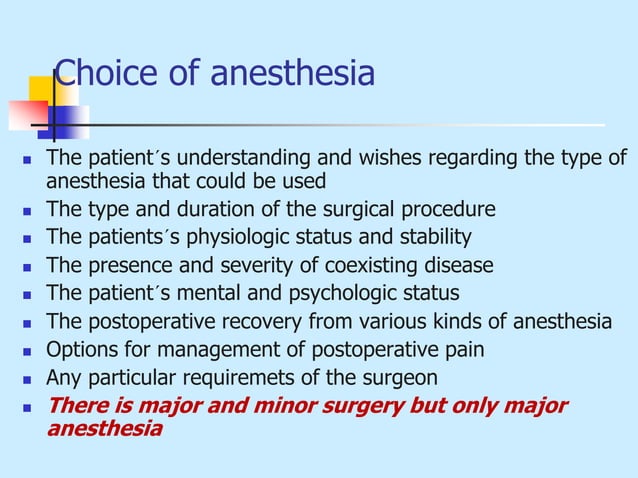 Anaesthesia types and classification for tech | PPT