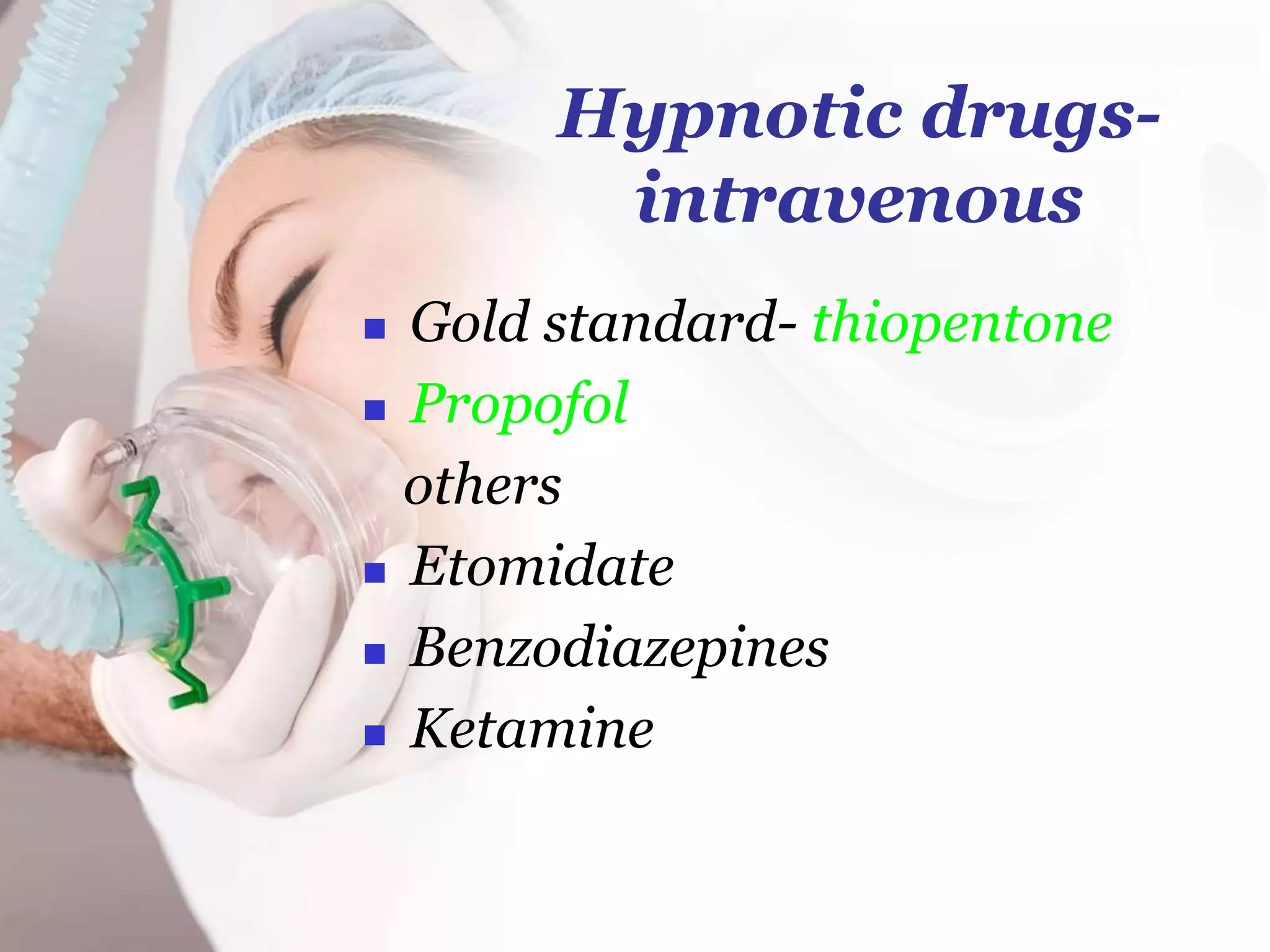 Types of anesthesia | PPTX