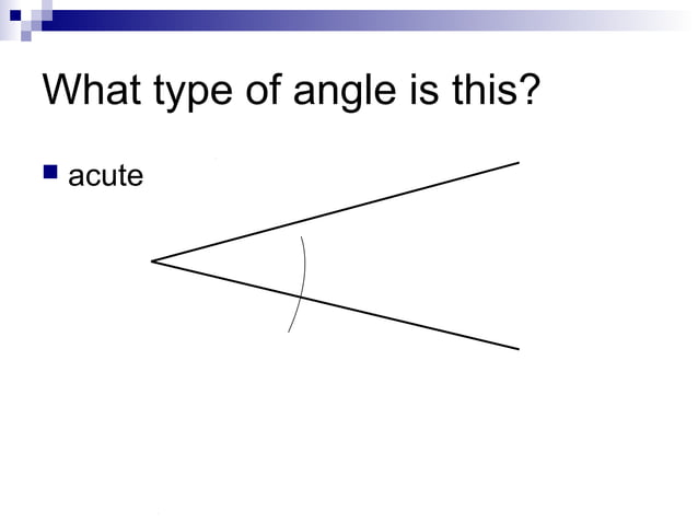 Types of angles | PPT