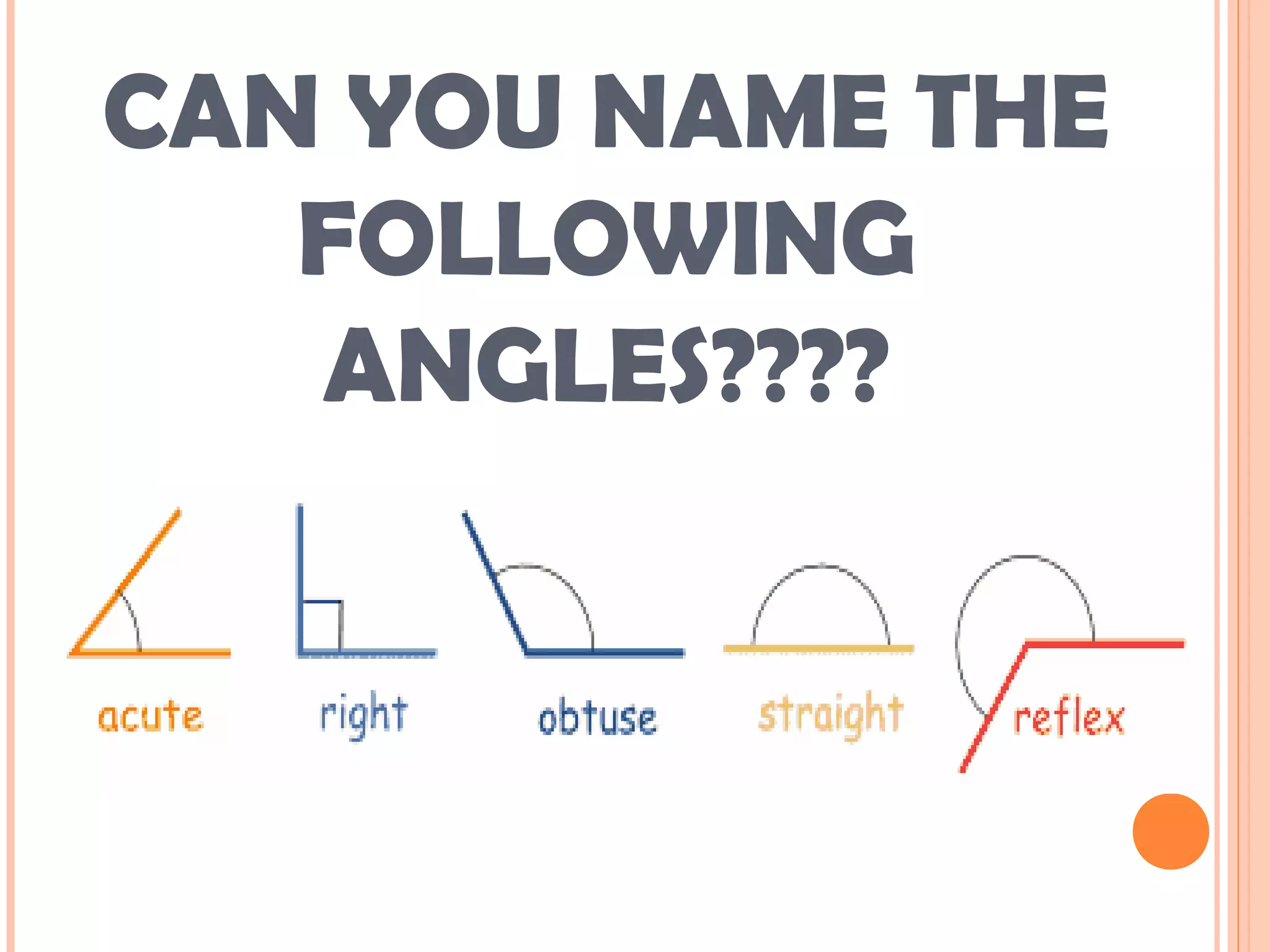 Types of angles | PPT