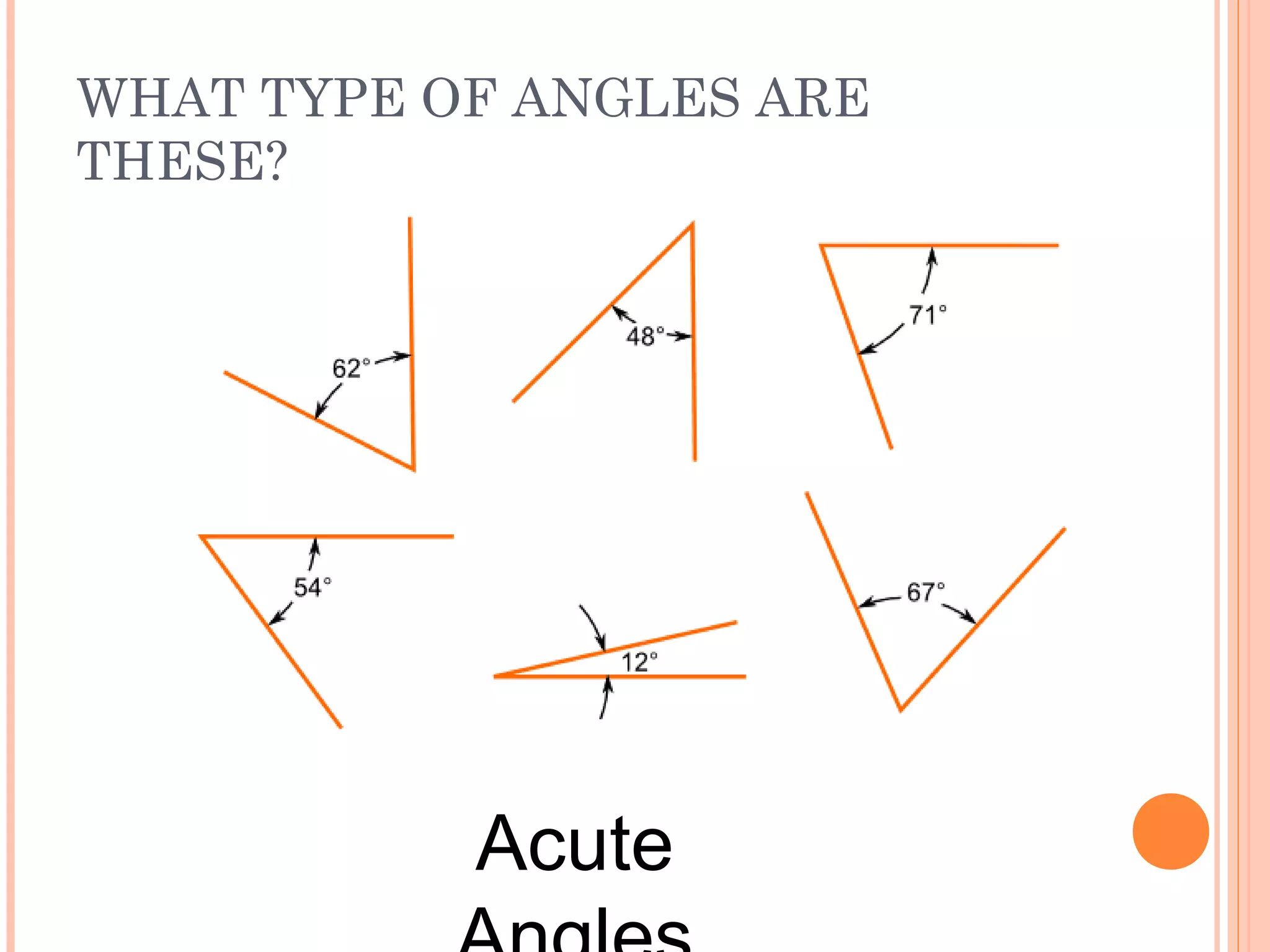 Types of angles | PPT