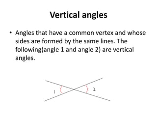 Types of angles | PPTX