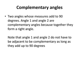 Types of angles | PPTX