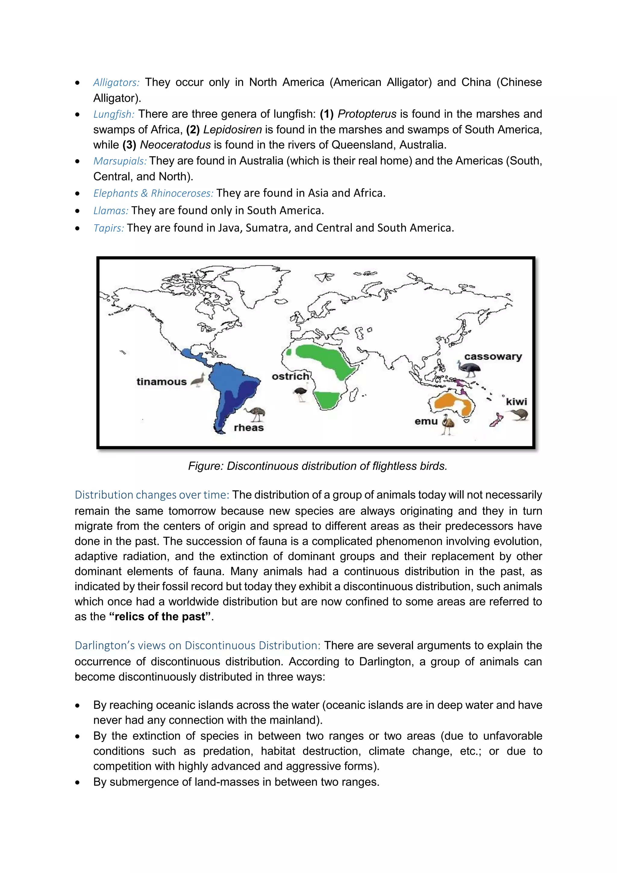 Types of Animal Distribution | PDF