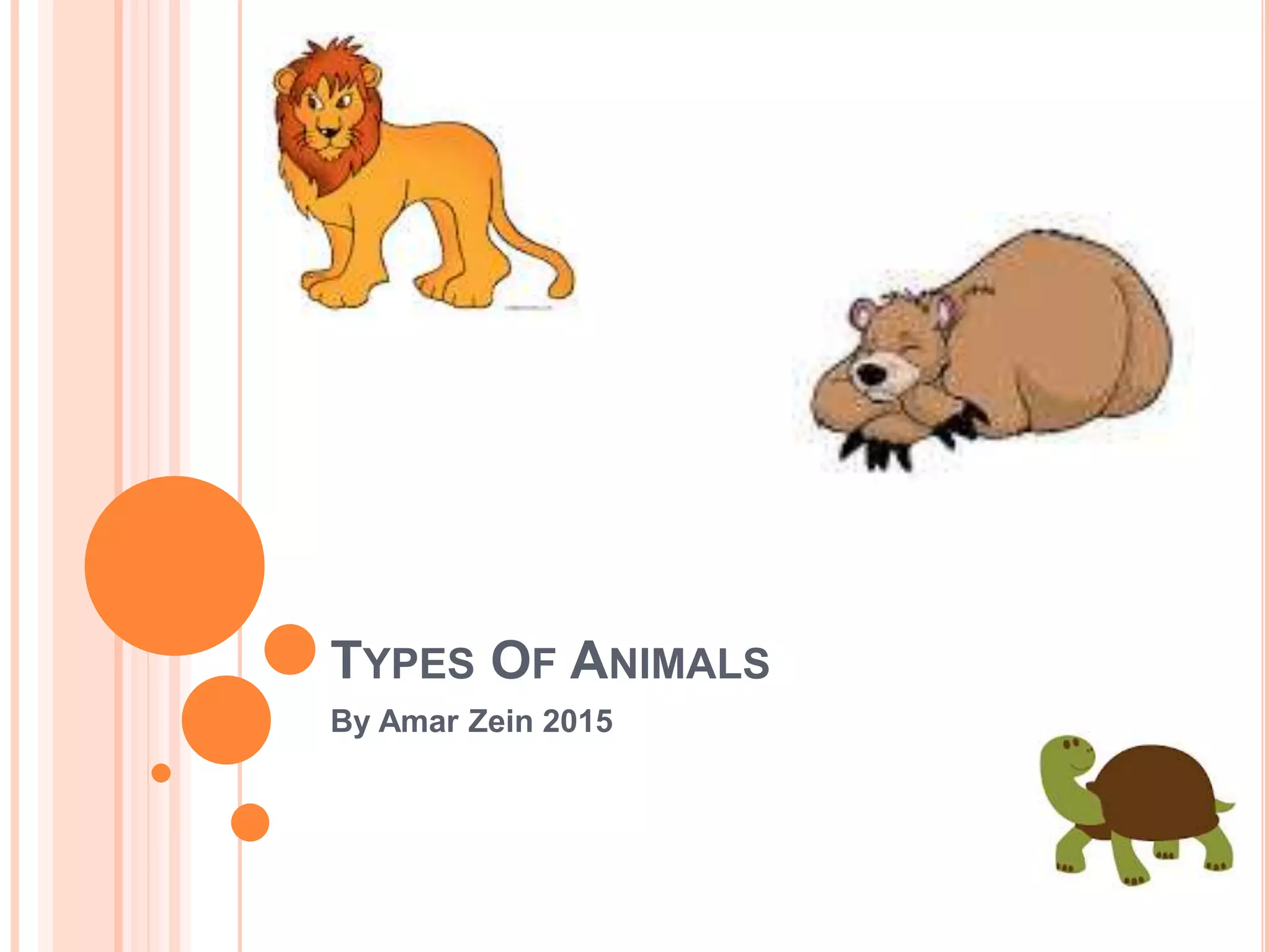 Types of animals | PPTX