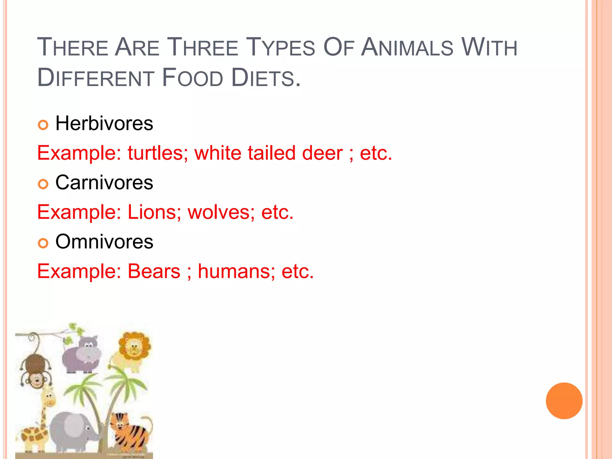 Types of animals | PPTX