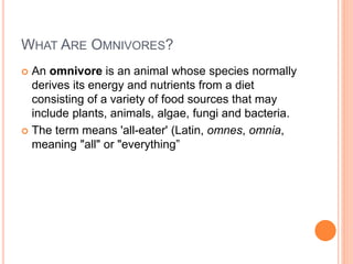 Types of animals | PPTX