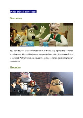 Types of animation in multimedia | PDF