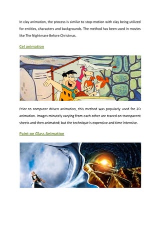 Types of animation in multimedia | PDF