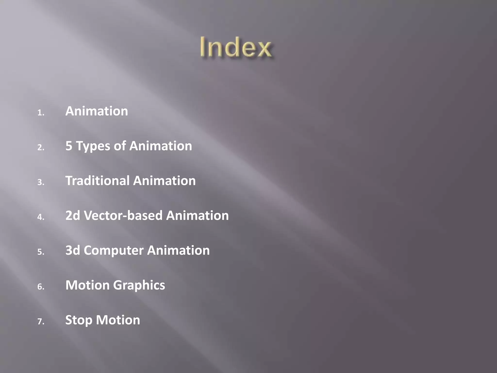 Types of animation | PPTX