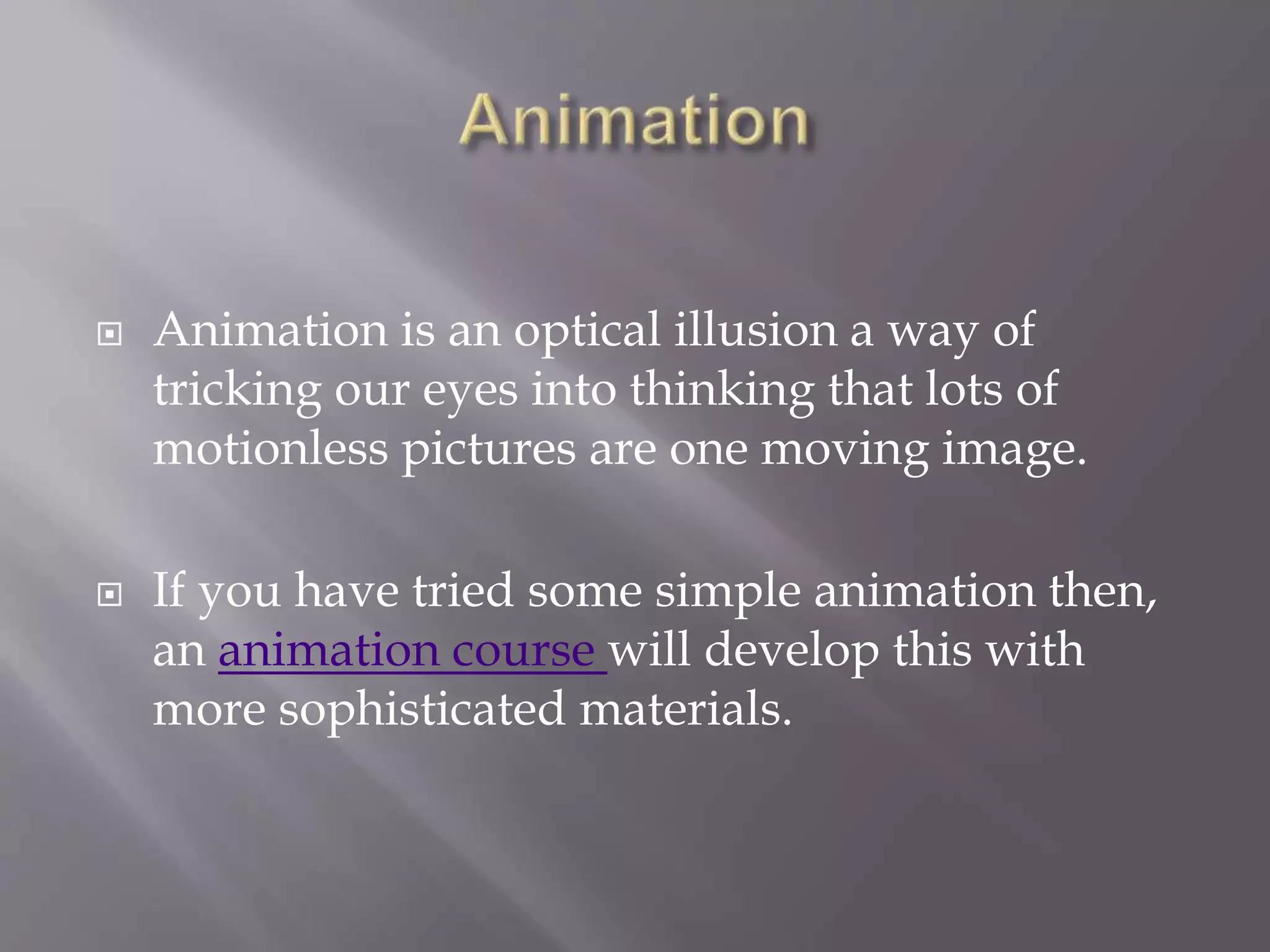 Types of animation | PPTX