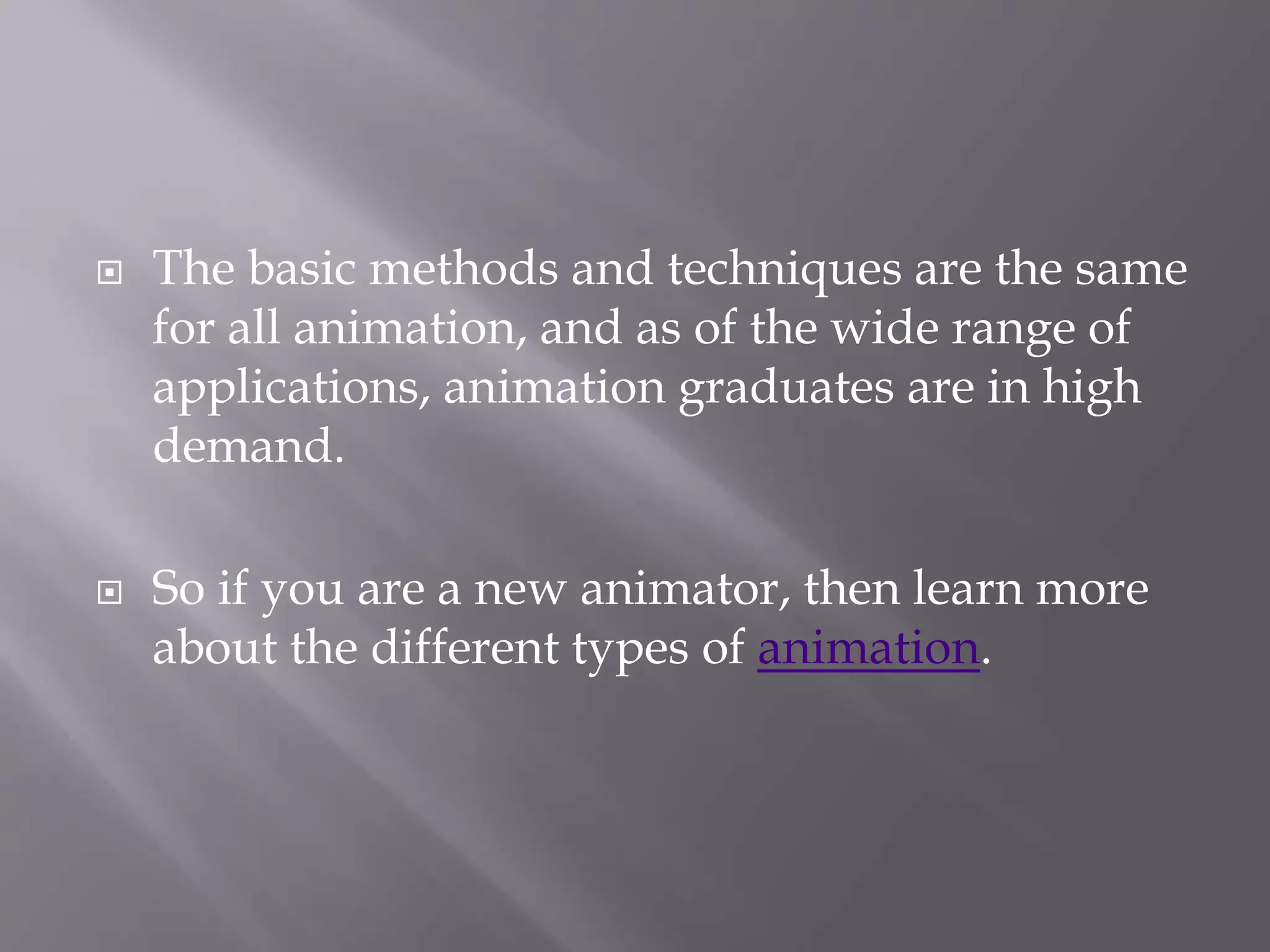 Types of animation | PPTX
