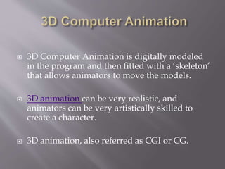 Types of animation | PPTX
