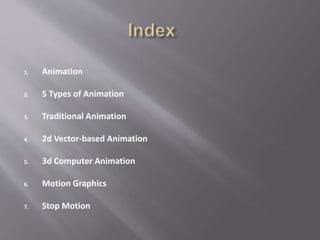 Types of animation | PPTX