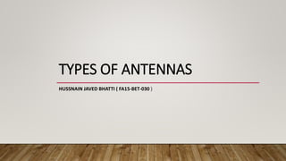 Types of antenna | PPT