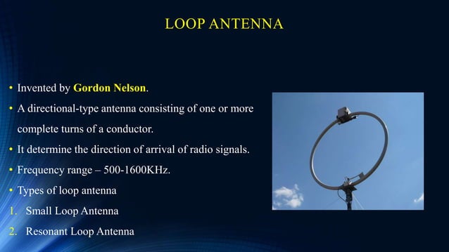 TYPES OF ANTENNA | PPTX | Physics | Science