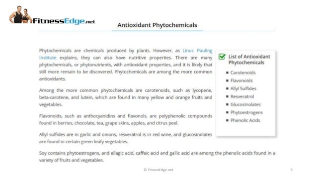 Types of Antioxidants Power Point