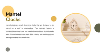 Types of Antique Clocks | PDF