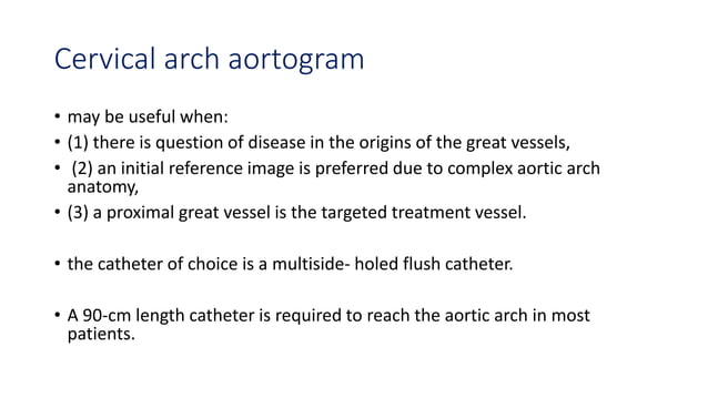 Types of aortic arch and navigation of difficult arches | PPTX | Heart ...