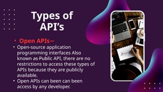 TYPES OF API & vulnerabilities (Muqaddas Bin Tahir) .pptx