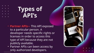 TYPES OF API & vulnerabilities (Muqaddas Bin Tahir) .pptx