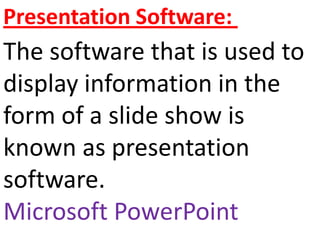 Types of application software | PPTX