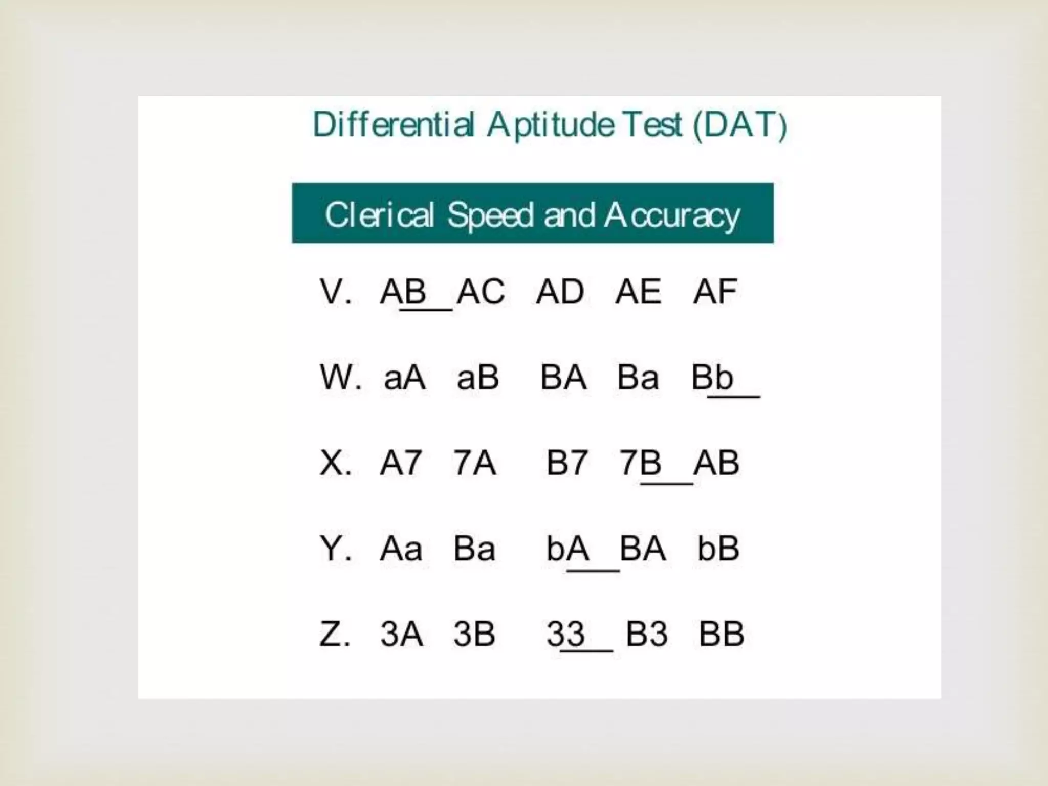 Types of aptitude tests | PPTX