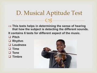 Types of aptitude tests | PPTX