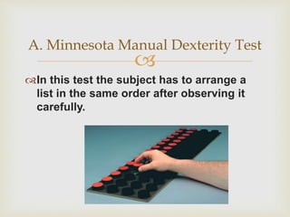 Types of aptitude tests | PPTX