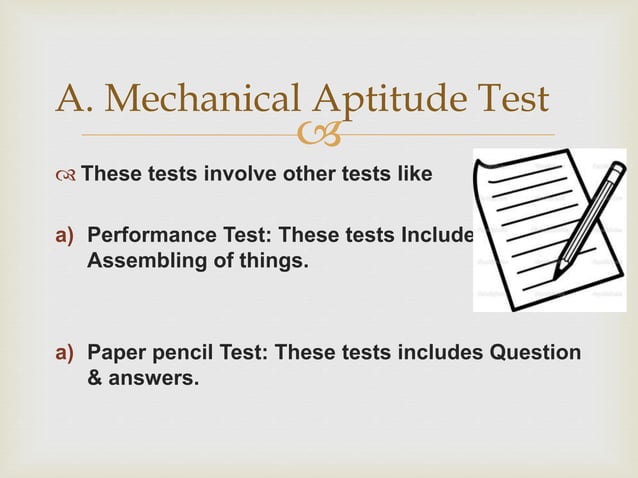 Types of aptitude tests | PPT | Free Download