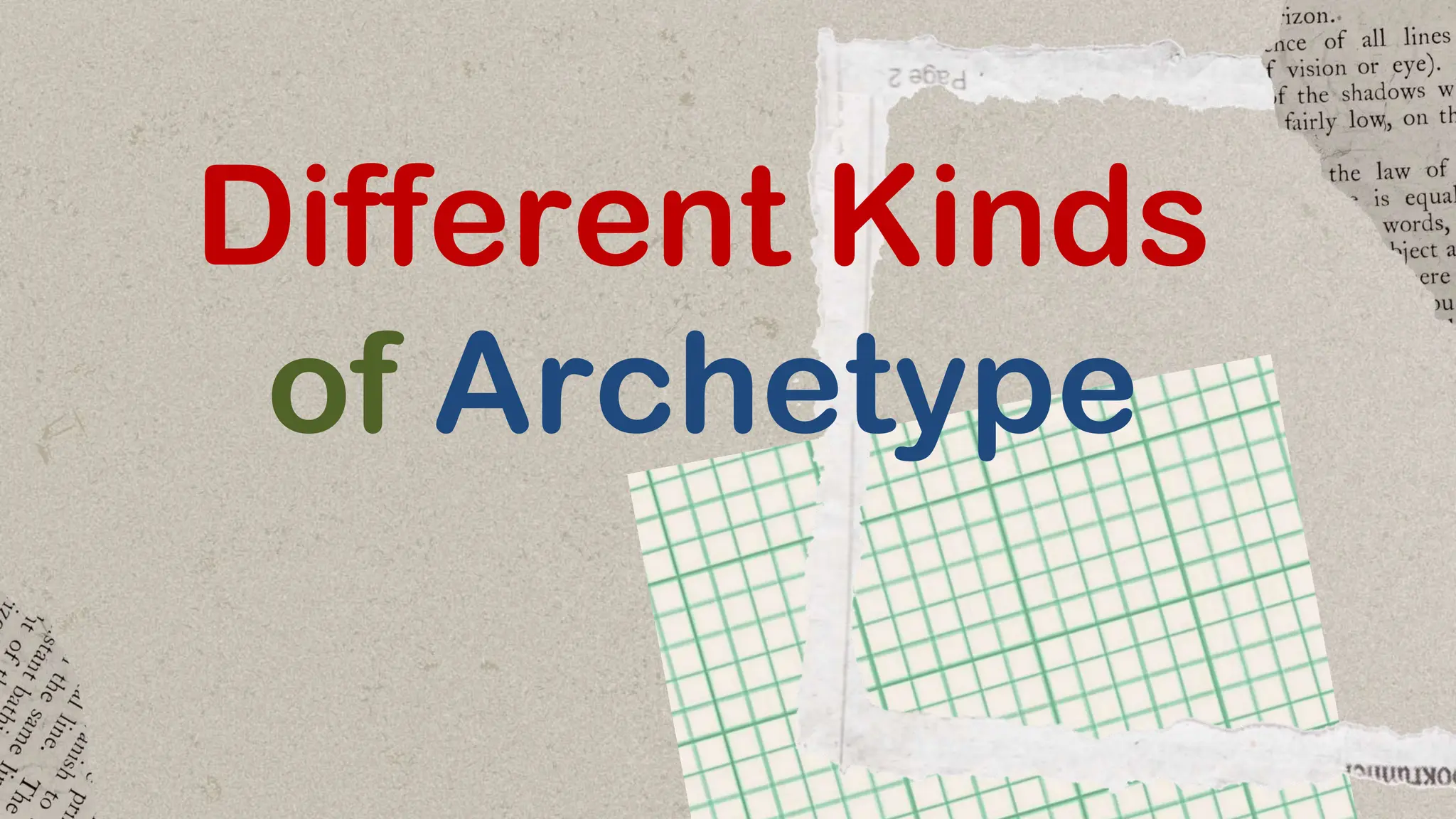 TYPES OF ARCHETYPE.pptx lesson for english class | PPT
