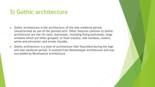 Architectural styles | PPTX