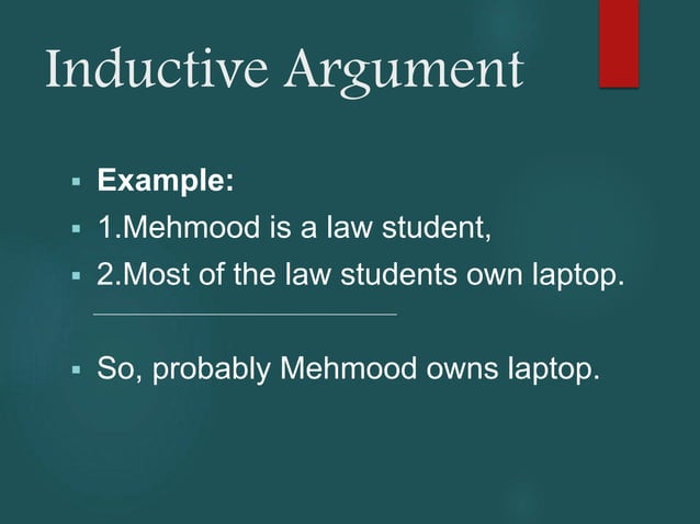 Types of Argument presentation | PPTX