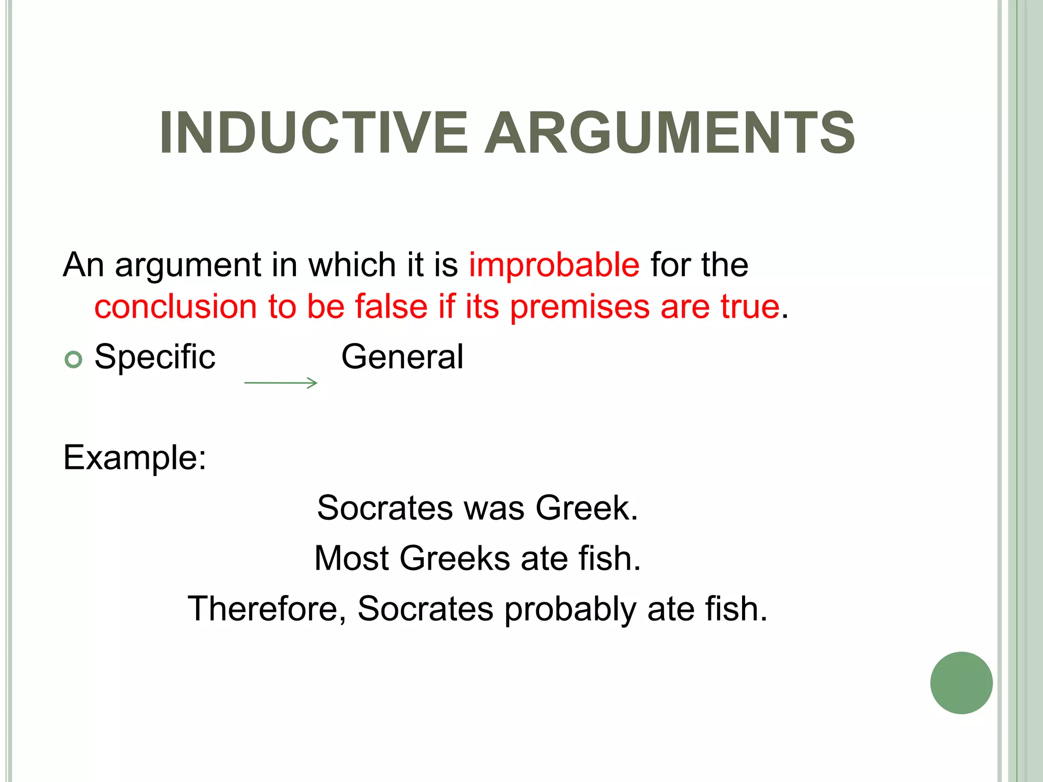 Types of arguments | PPTX