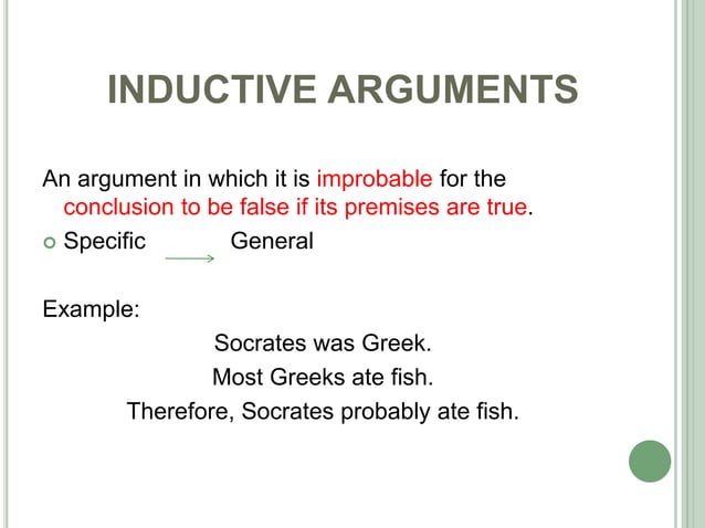 Types of arguments | PPTX